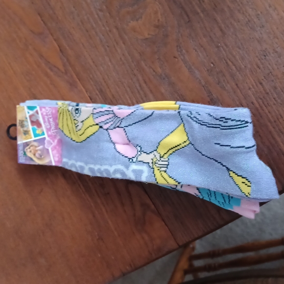 Disney | Accessories | Nwt Disney Princess Girls Knee Socks 3 Pack ...